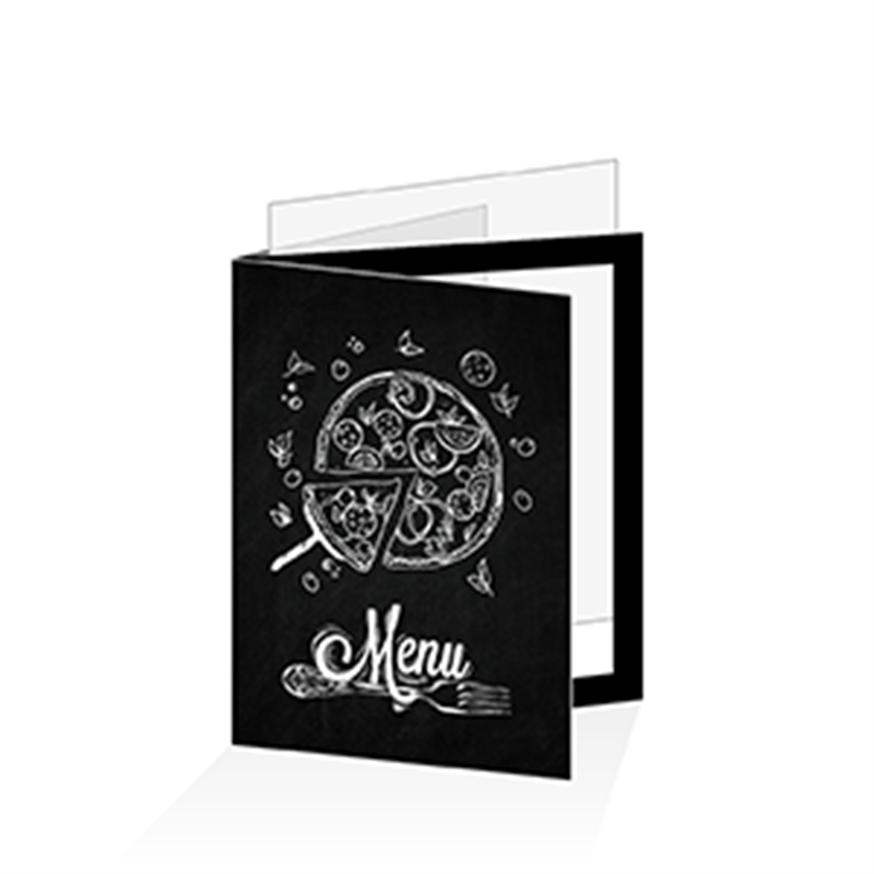 Porte-menu à personnaliser : pour pages A5